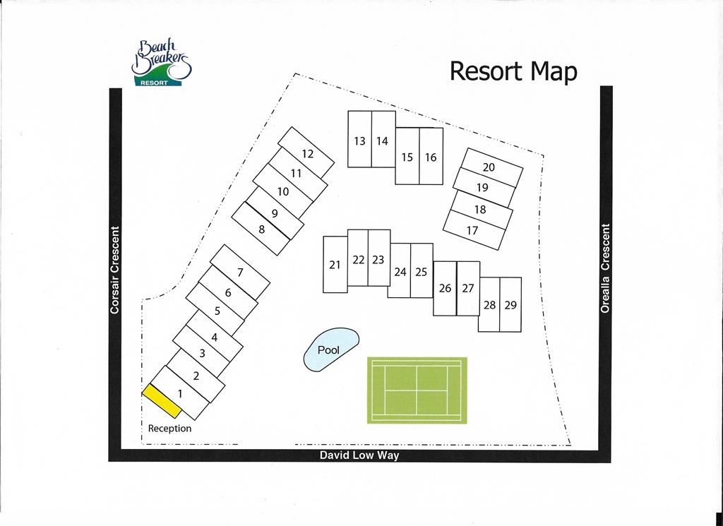 Beach Breakers Resort | Booking Form